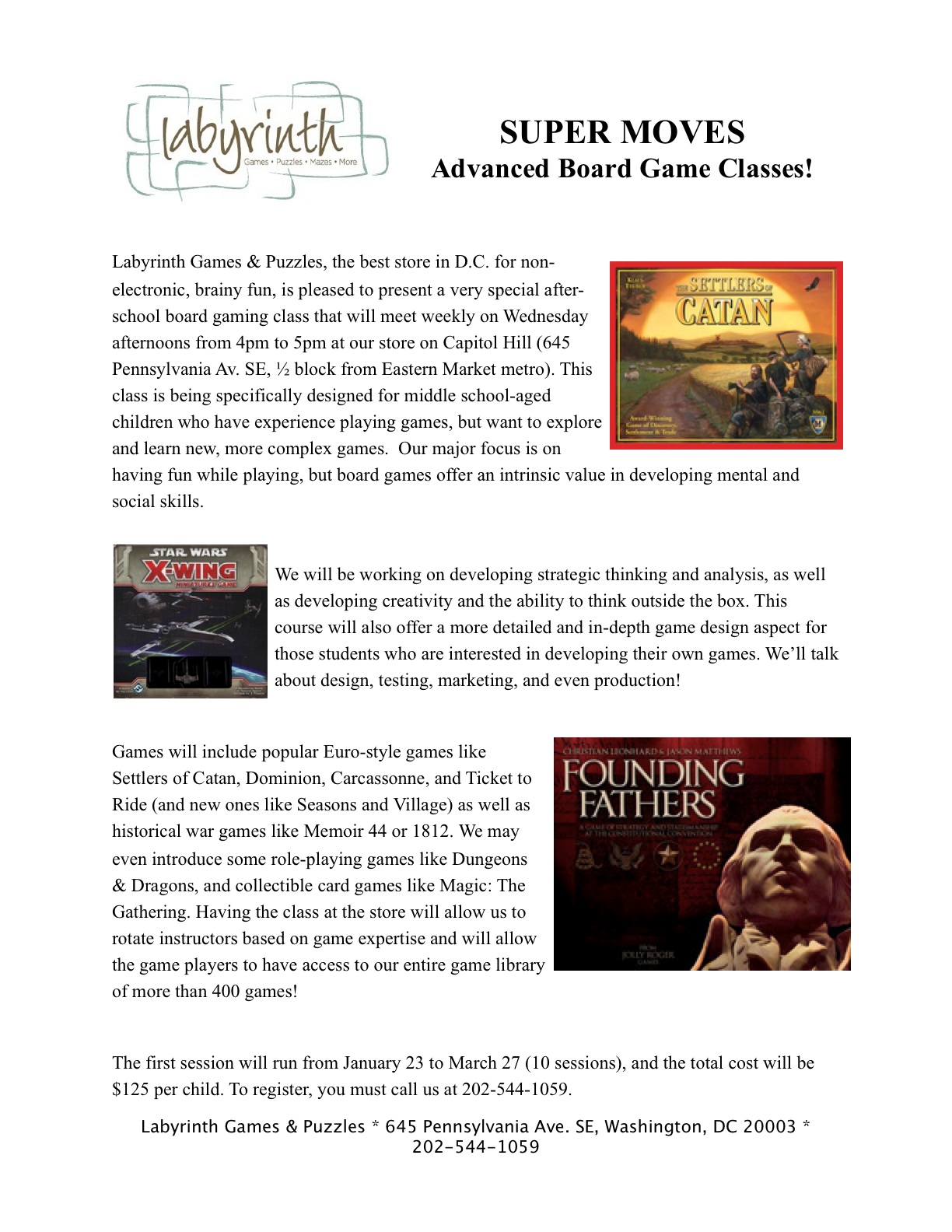 SUPER MOVES: Advanced Board Game Classes at Labyrinth! – Ward 6 Public ...